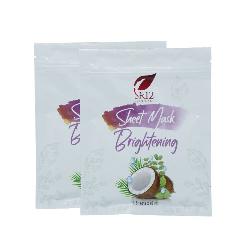 Jual BRIGHTENING SHEET MASK SR12/MASKER KERTAS WAJAH | Shopee Indonesia