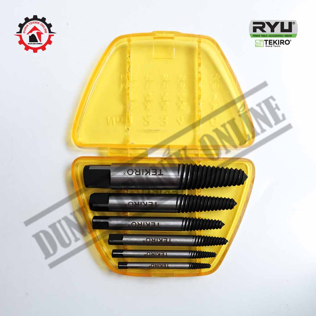 Jual Hand Tap Balik / Screw Extractor Set TEKIRO Pembuka Baut Sekrup ...