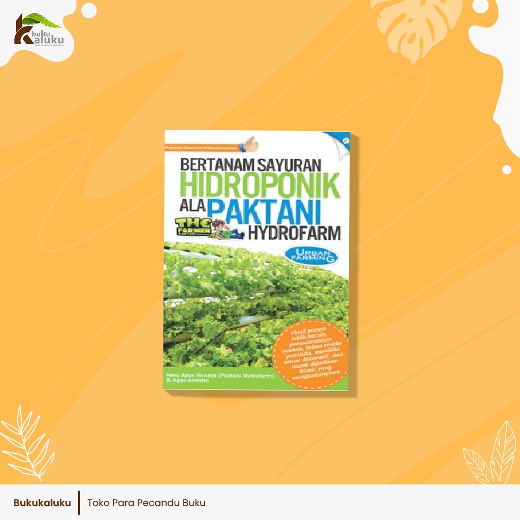 Jual Buku Agribisnis - Bertanam Sayuran Hidroponik Ala Pak Tani Hydro Farm - Buku Baluku ...