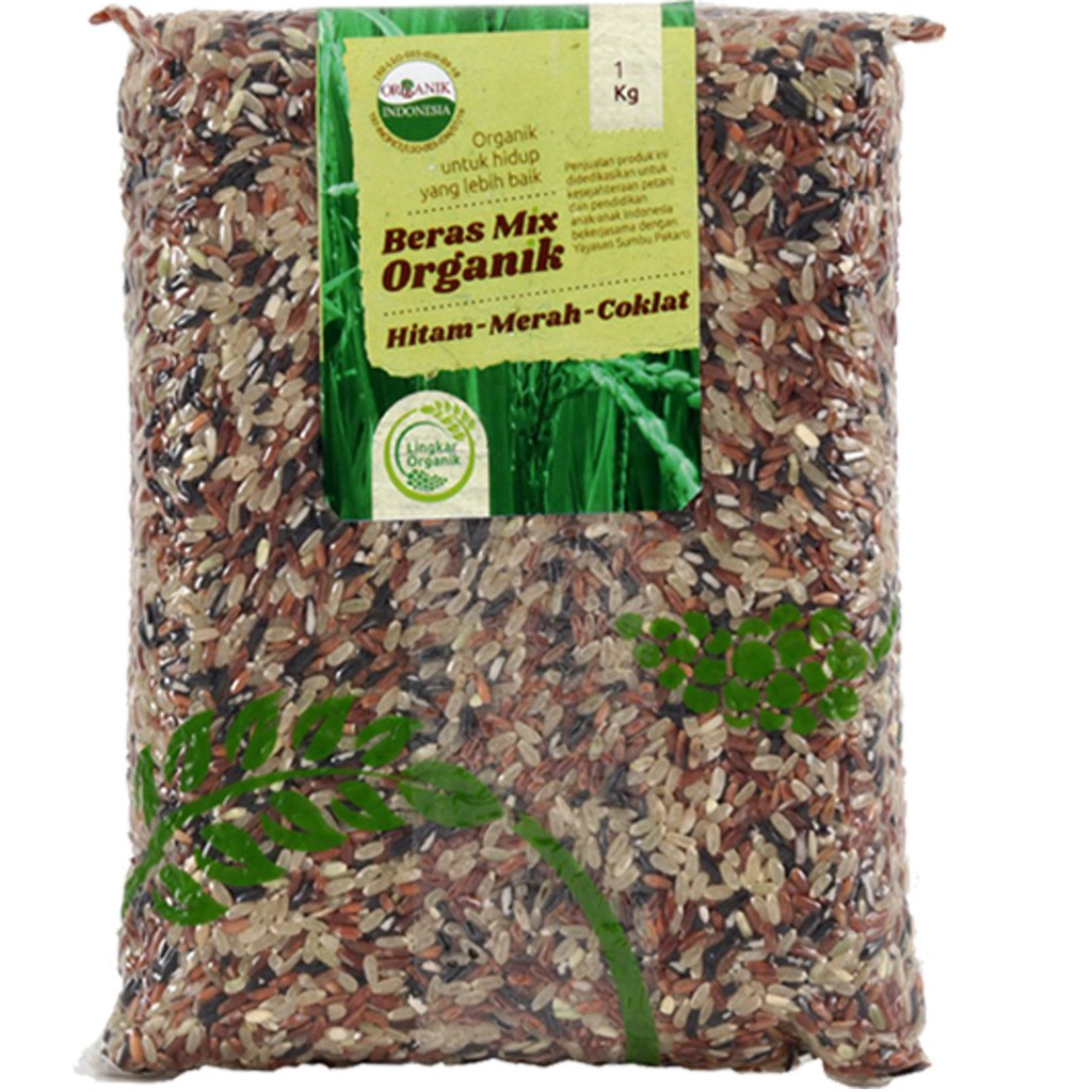 Jual Beras Organik Mix 1kg (Promo) | Shopee Indonesia