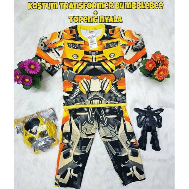 Jual Baju Anak Kostum Topeng Transformer Bumble Bee | Shopee Indonesia