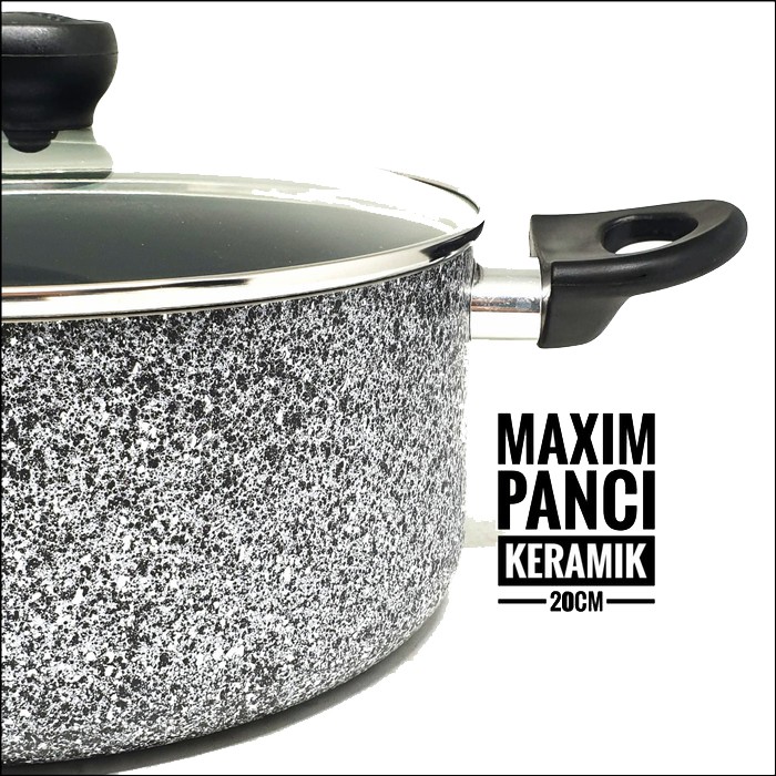 Jual Wajan Panci Pot Anti Lengket Marble Ceramic Pot MAXIM NEOSTONE ...