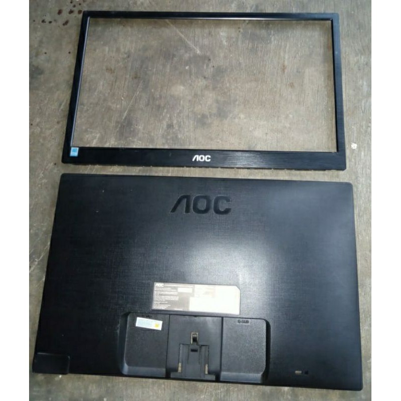Jual casing depan belakang monitor lcd Aoc E1670Sw (bekas) | Shopee ...