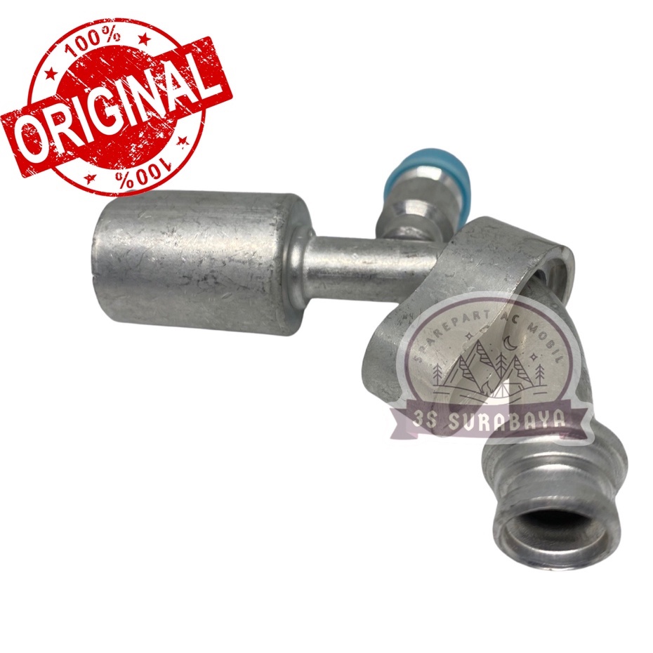 Jual Press alumunium r134 5/8 bengkok PAD+pentil | Shopee Indonesia