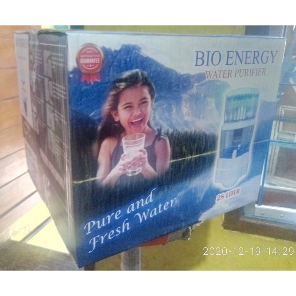 Jual Saringan Air Minum Bio Energy Water Purifier 28 Liter | Shopee ...