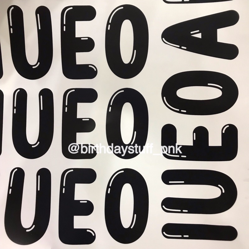 Jual Stiker Huruf Abjad / Tempelan Huruf Abjad Satuan / Stiker Huruf ...