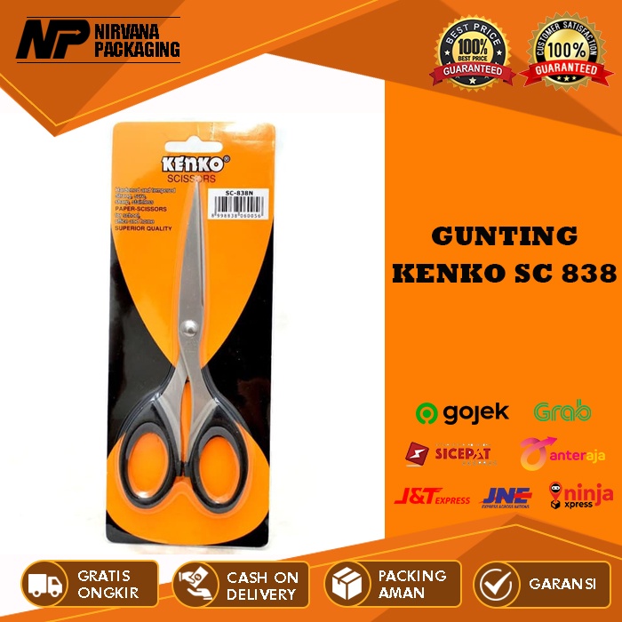 Jual GUNTING KENKO SC 838 N SC 838N SCISSORS PEMOTONG STAINLESS STEEL ...