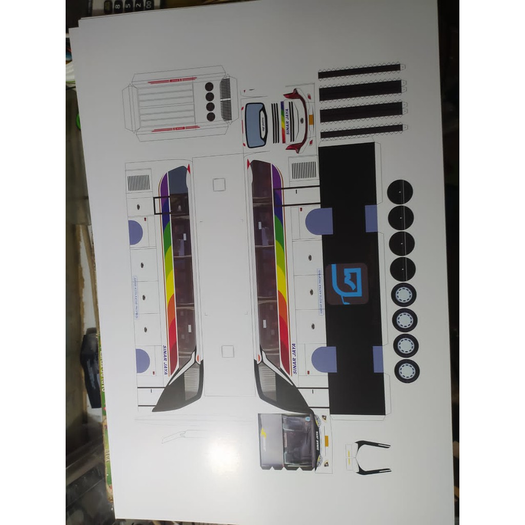 Jual Lembaran papercraft bus murah Sinar Jaya Jetbus 3 | Shopee Indonesia