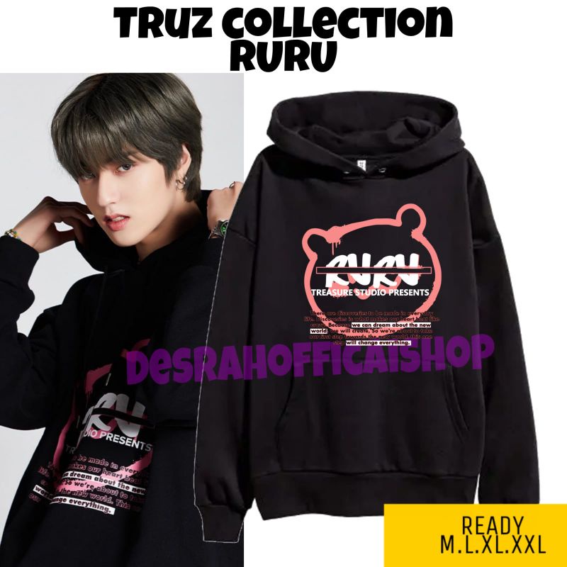 Jual JAKET HOODIE Korean treasure truz collection RURU | Shopee Indonesia