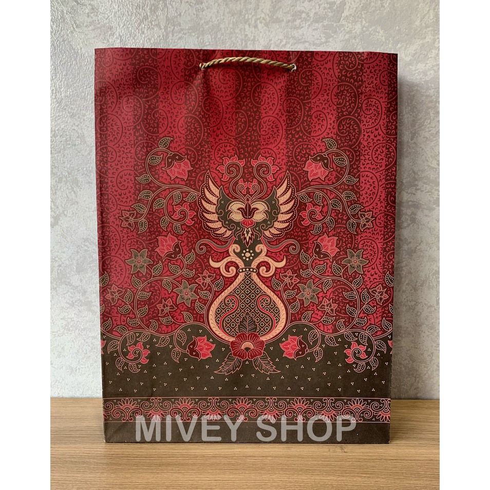 Jual Paper Bag Batik Ukuran Large (30 x 40 x10 cm) | Shopee Indonesia