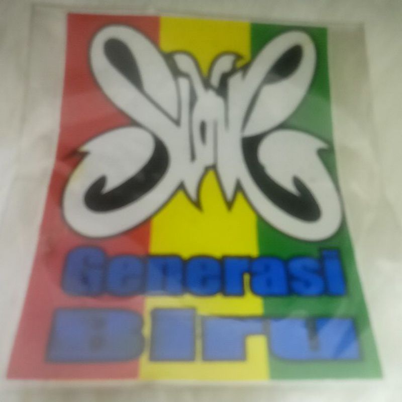 Jual Sticker 11 Slank Logo Background Rasta tulisan Generasi Biru ...