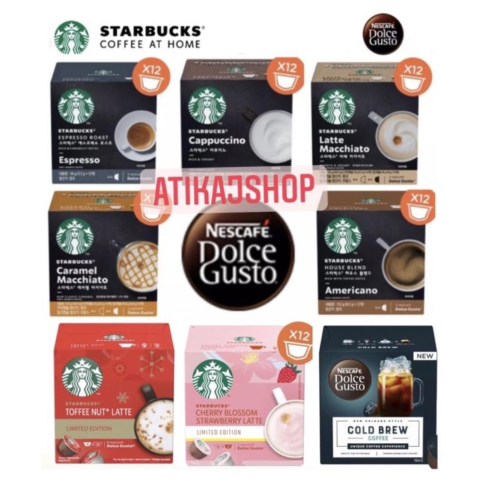 Jual Nescafe Dolce Gusto NDG Starbucks Coffee Capsule | Shopee Indonesia