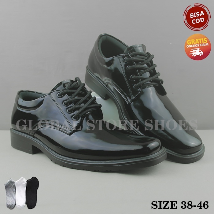 Jual Sepatu Pantofel Pria Pantofel Hitam Pria Pantopel Pria Tali Sepatu Fantofel Kerja kantor ...