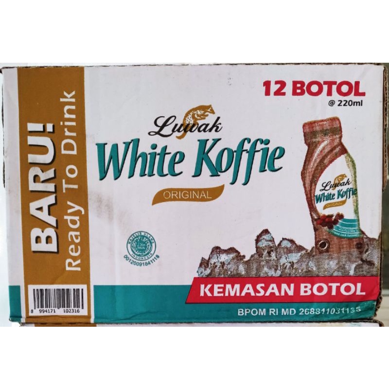 Jual surabaya luwak white koffie botol rtd ready to drink siap minum ...