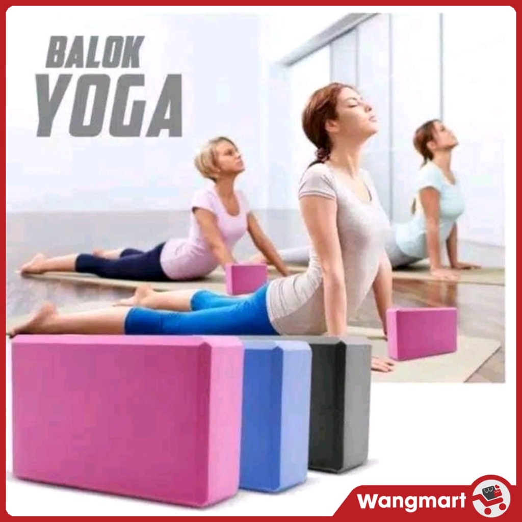 Jual Balok Yoga yoga block Pilates Polos EVA PVC 023-01 | Shopee Indonesia