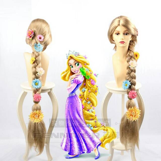 Jual WIG RAMBUT PALSU PRINCESS PUTRI RAPUNZEL | Shopee Indonesia