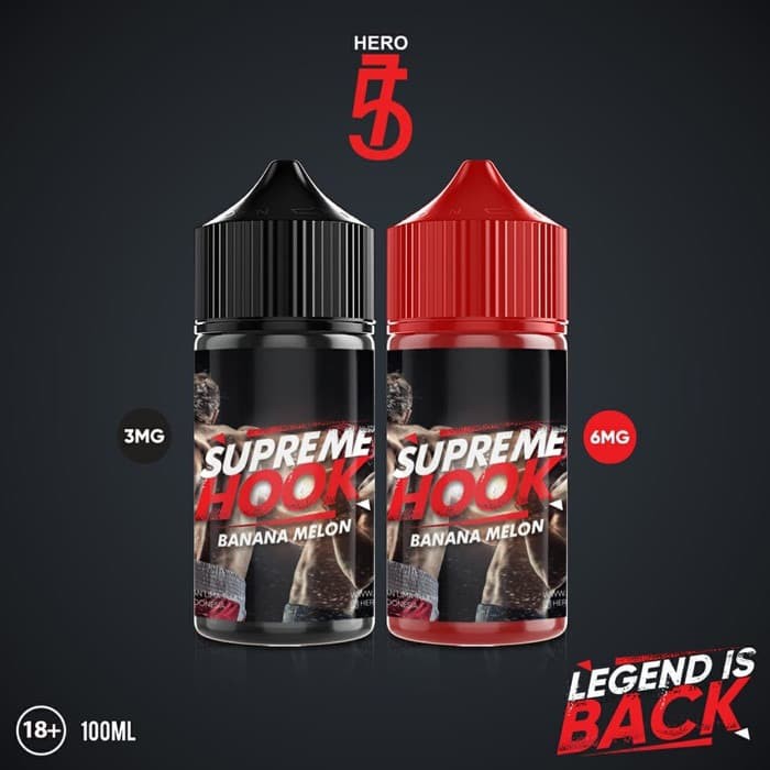 Jual Liquid Supreme Hook By Hero57 100ml Cukai Resmi | Shopee Indonesia