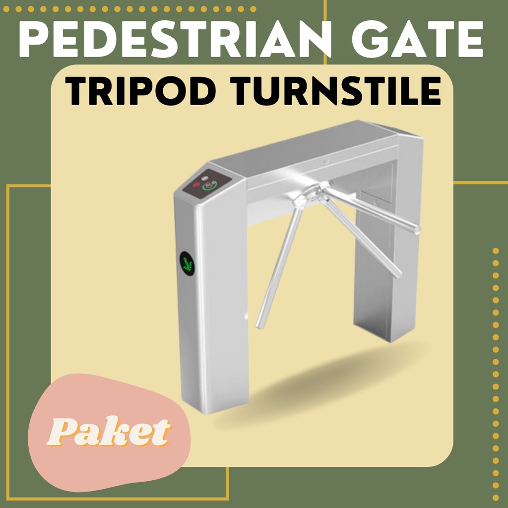 Jual Paket Tripod Gate   Tripod Turnstile   Tripod Barrier  Bridge 