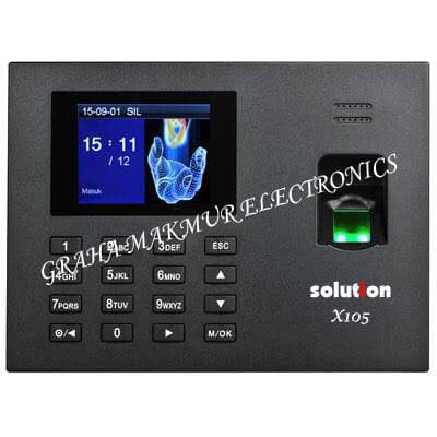 Jual SOLUTION X-105 -Mesin Absen/Absensi Sidik Jari/Finger Scan ...