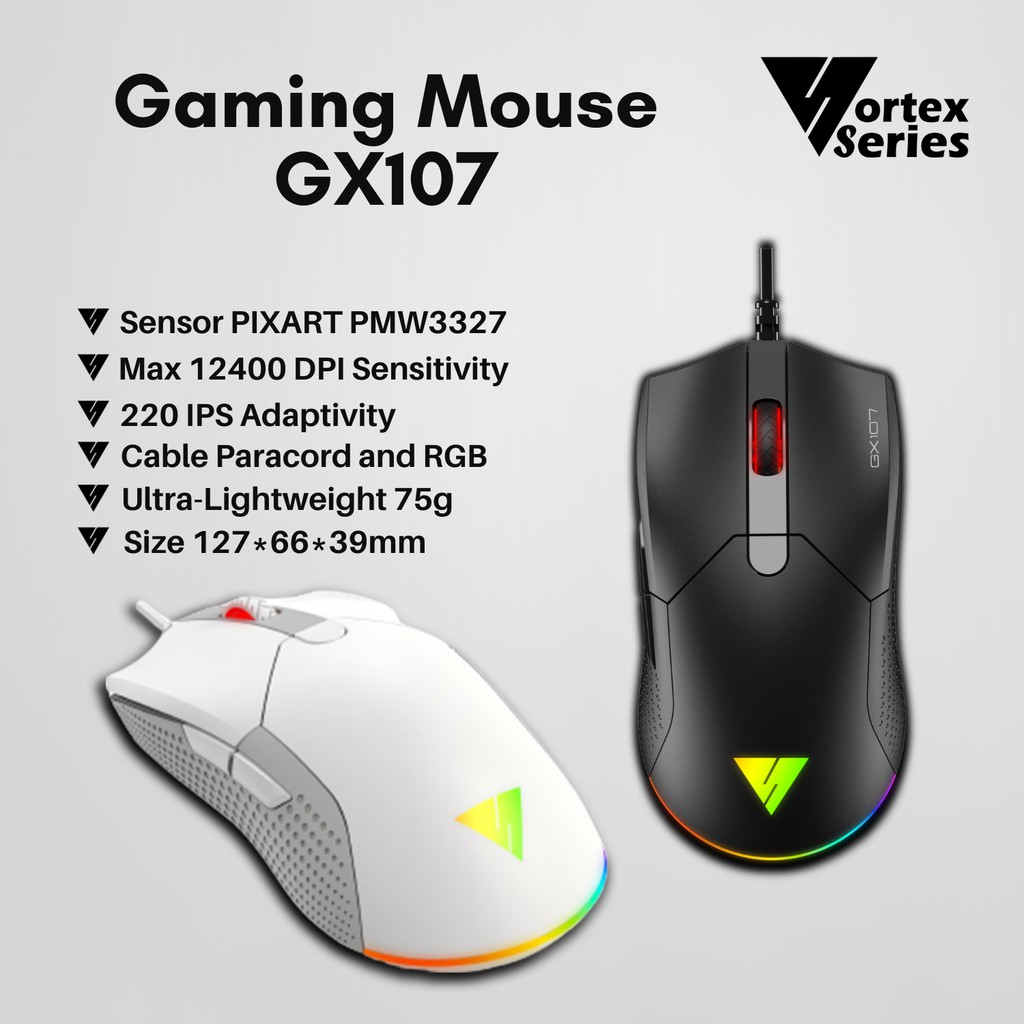 Jual [100% ORI] VortexSeries Gaming Mouse GX107 | Shopee Indonesia