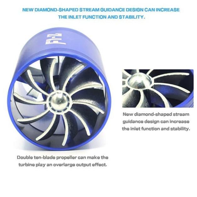 Jual Turbo Ventilator F1 Z Single Fan Air Intake.Turbo Ventilator ...