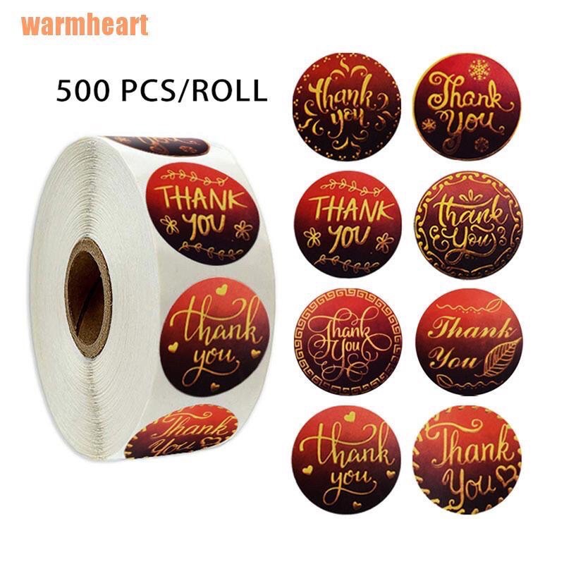 Jual sticker label tulisan thankyou isi 100pc | Shopee Indonesia