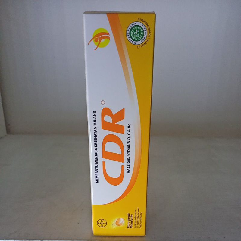 Jual CDR Effervescent / Vitamin C Daya Tahan Tubuh / Kalsium Untuk ...
