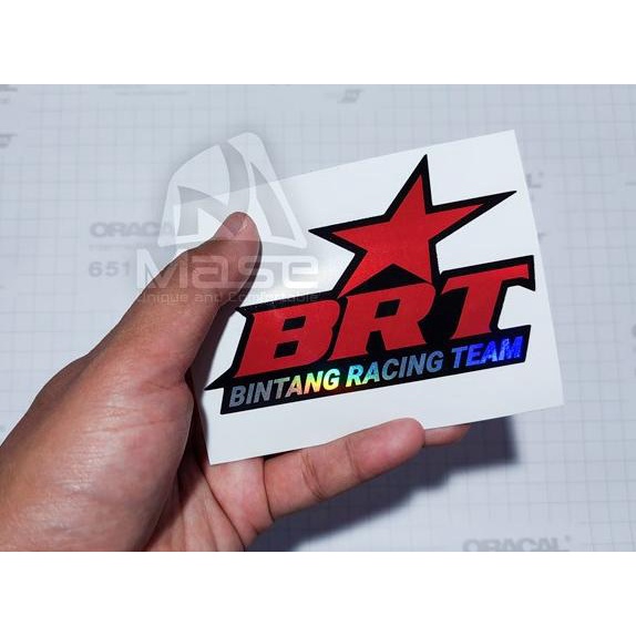 Jual Stiker Hologram BRT Bintang Racing Team mase33 dijamin | Shopee ...