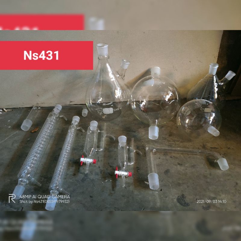 Jual destilasi uap 5000 ml, destilasi essential oil kit minyak atsiri ...