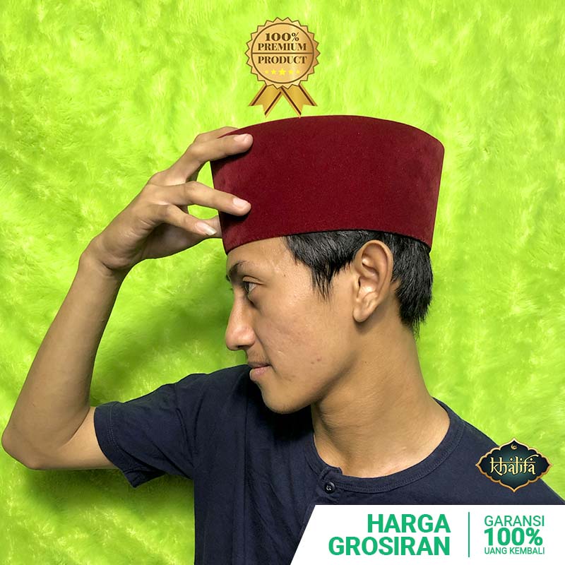 Jual Peci Merah Pitung Betawi Aceh Kesultanan Turki Songkok Polos ...
