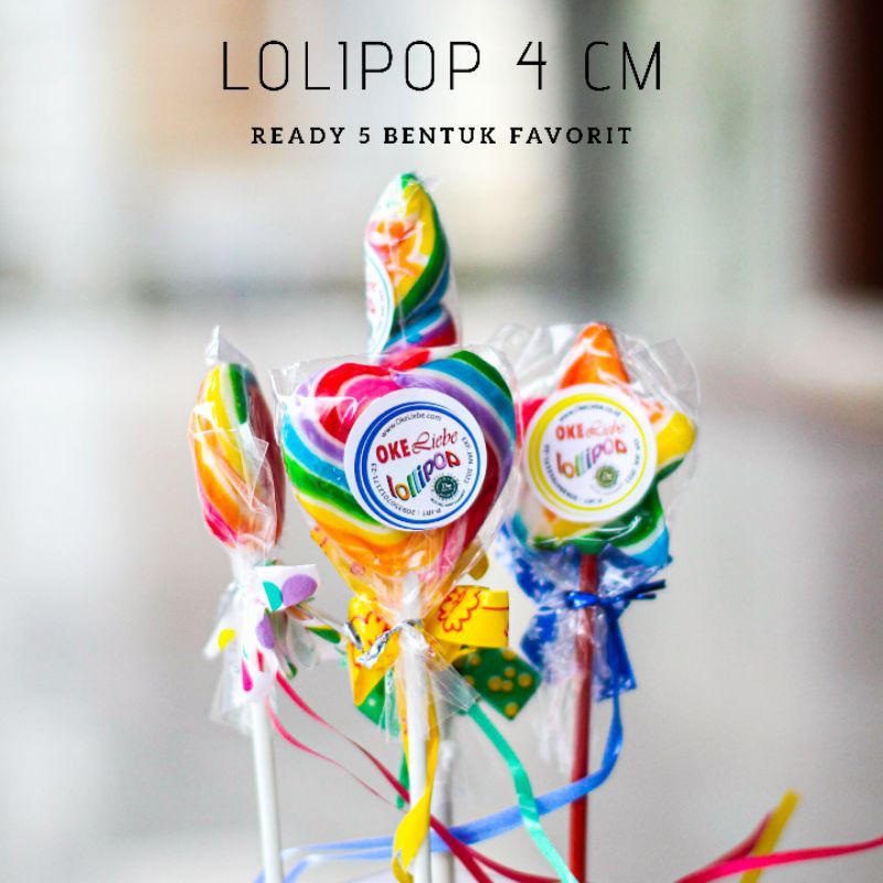 Jual Permen Lolipop Mini (4 CM) - Bisa Mix Banyak Model - Warna Rainbow ...