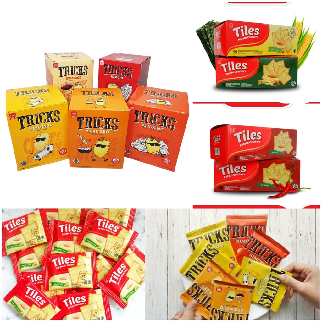 Jual Tricks Biskuit Kentang Potato Baked Chips - isi 10 pc per box ...