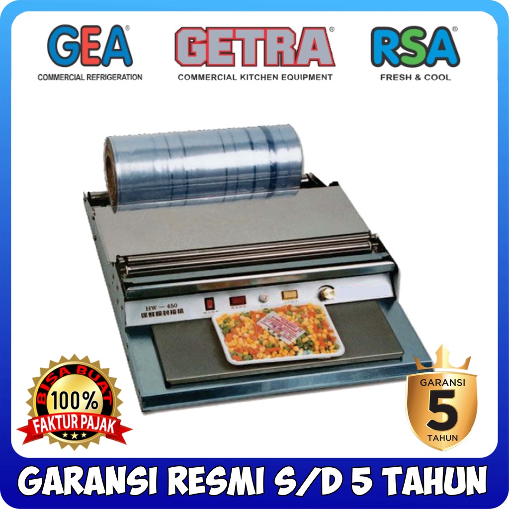 Jual MESIN PLASTIK WRAPPING GETRA HW 450 HW-450 HAND WRAPPING MACHINE ...