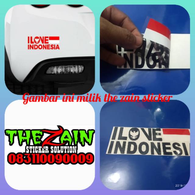 Jual Stiker love indonesia terbaik cutting sticker | Shopee Indonesia