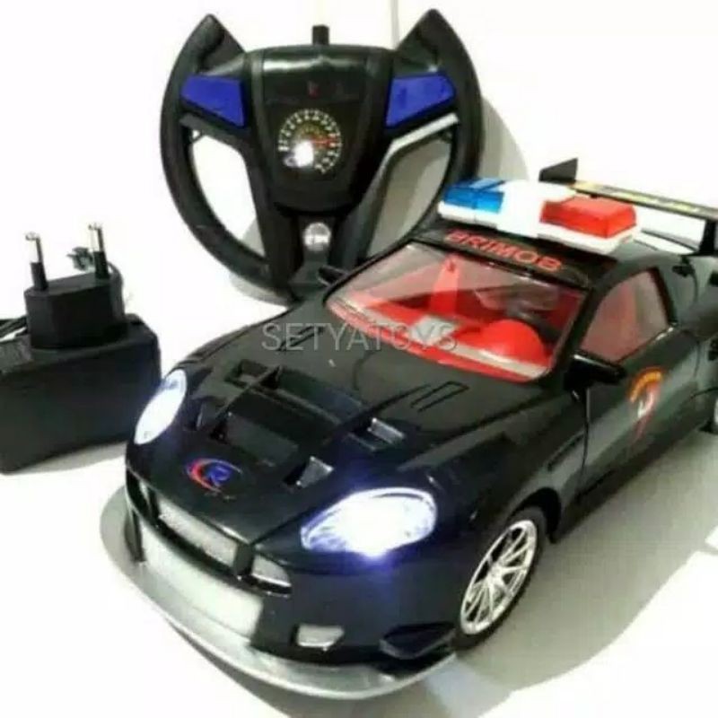Jual Mainan anak mobil remote RC car patroli polisi dengan charger ...