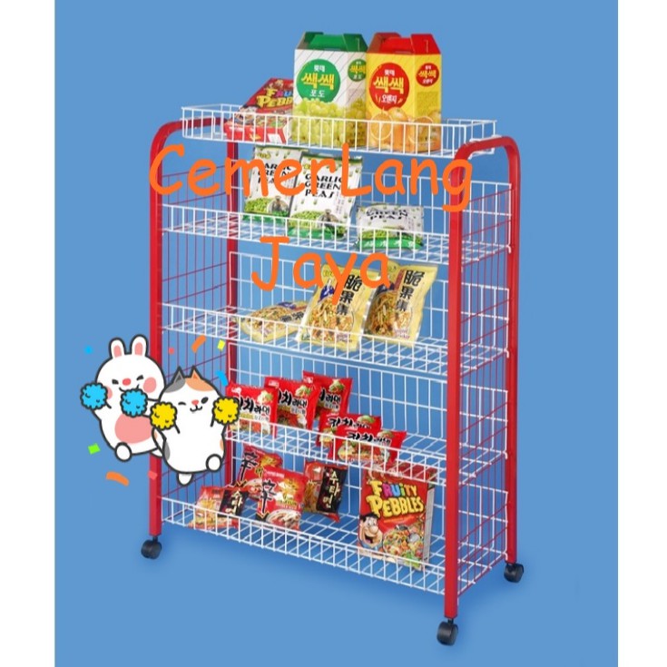 Jual Rak Snack Chiki MASTER Aksesoris Barang Minimarket Serbaguna Besi ...