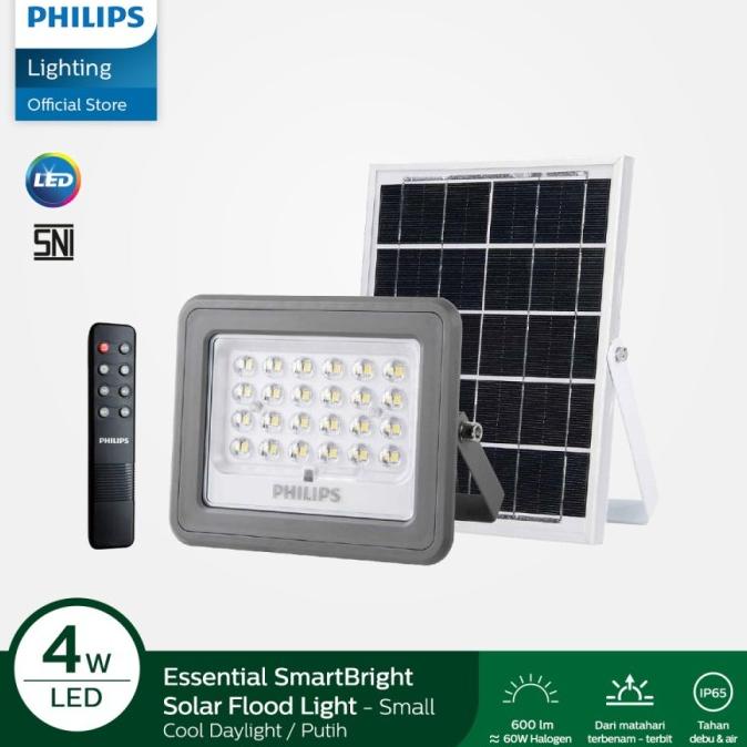 Jual Philips Essential SmartBright Solar Flood Light Small | Shopee Indonesia