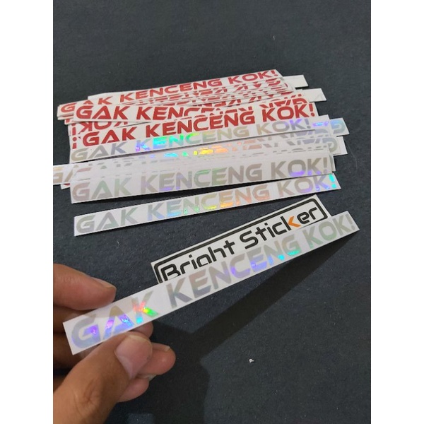 Jual STICKER GAK KENCENG KOK CUTTING | Shopee Indonesia