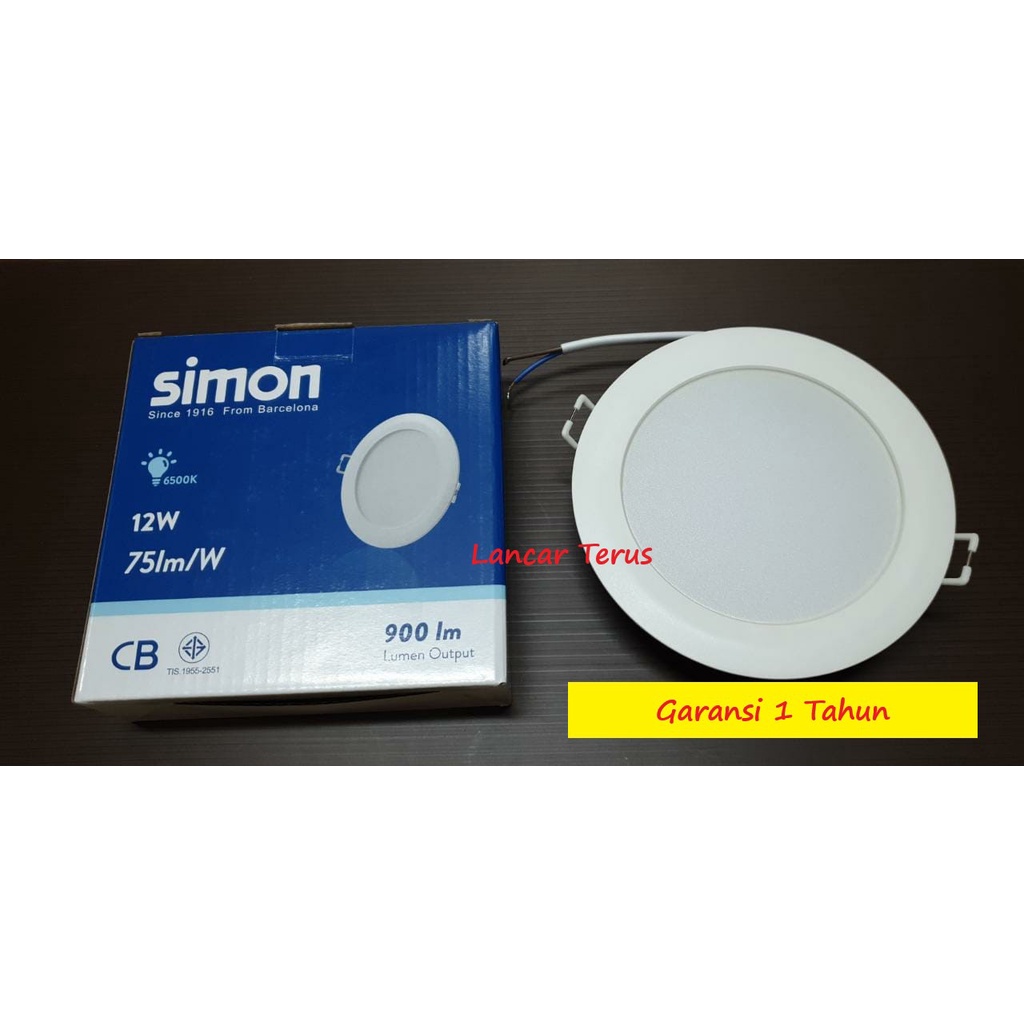 Jual SIMON DOWNLIGHT PANEL LED 12W 12WATT 12 WATT Putih 4000K Warm ...