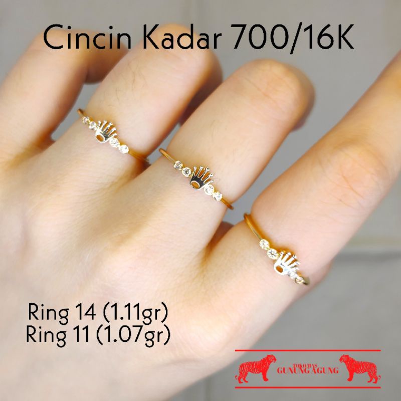 Jual New Collection Cincin Model Rolex Emas Asli Kadar 700/16K Trend ...