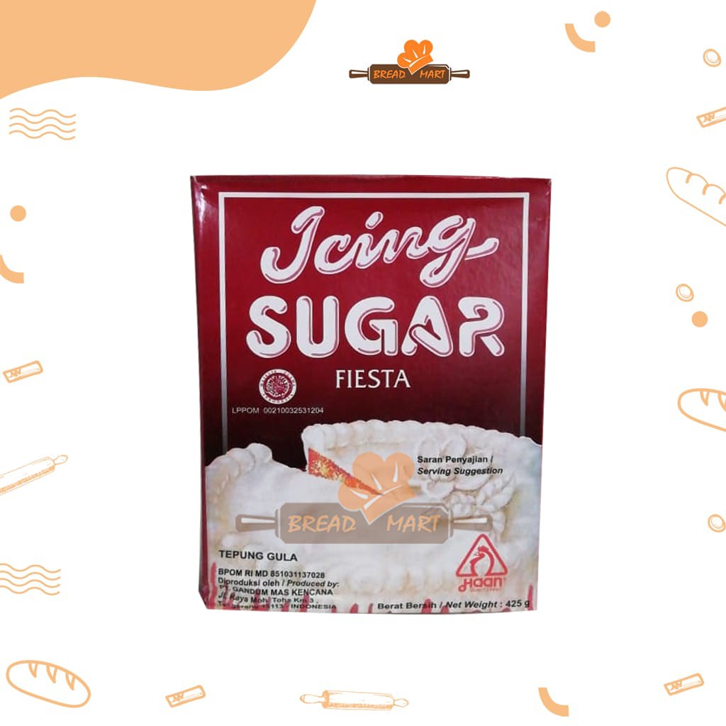 Jual HAAN FIESTA ICING SUGAR KTK 425 GR | Shopee Indonesia