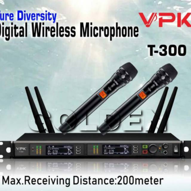 Jual Mic Wireless VPK T 300 Original Product | Shopee Indonesia