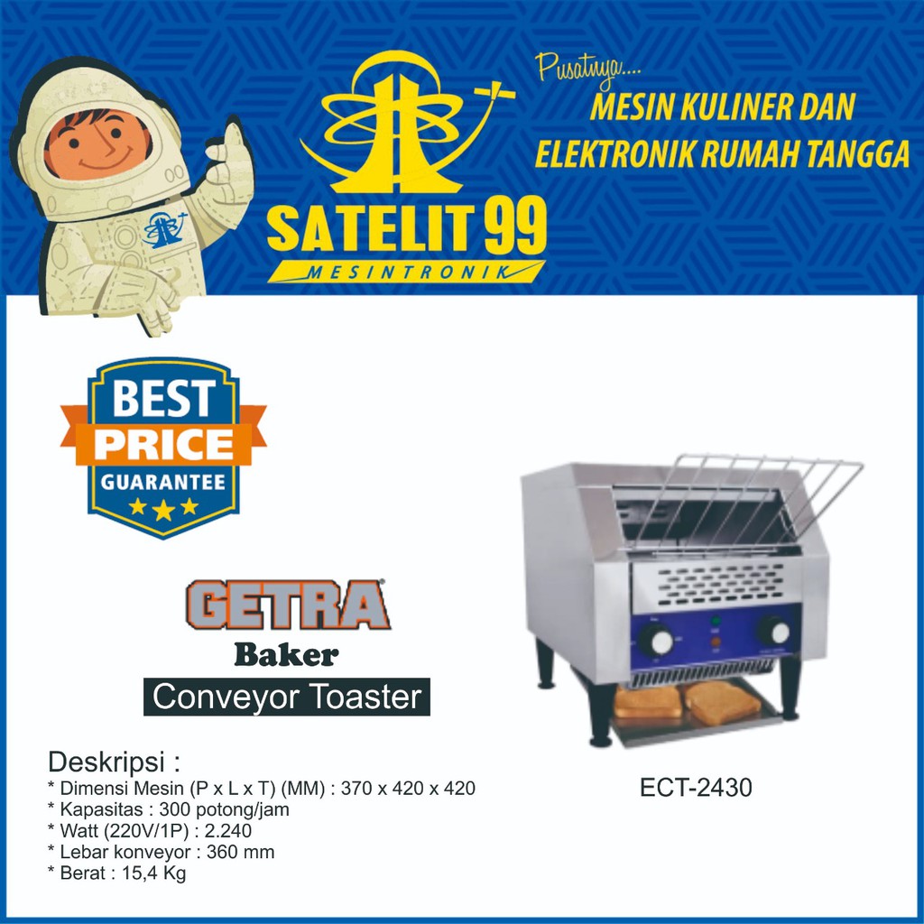 Jual CONVEYOR TOASTER GETRA ECT-2430 | Shopee Indonesia