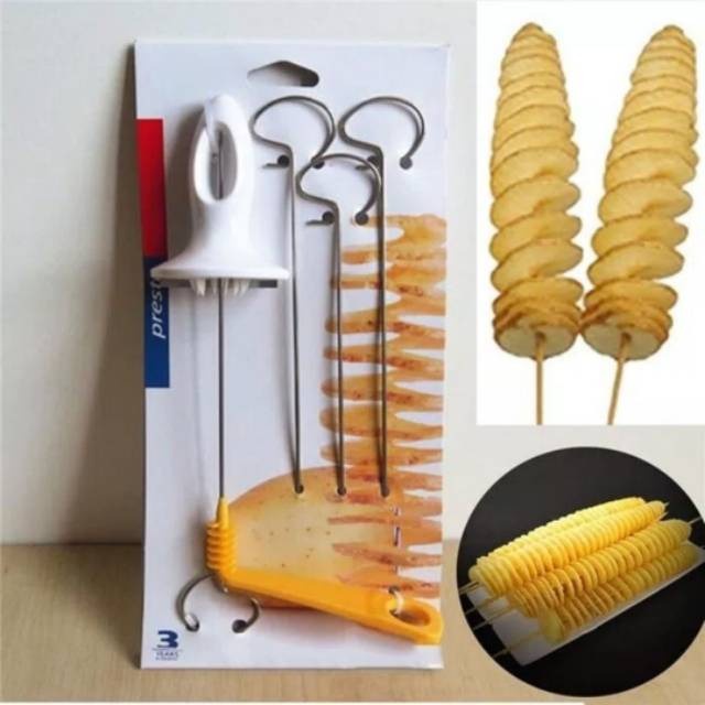 Jual Twist Potato Slicer Alat Pemotong Kentang Spiral- Alat Pemotong ...