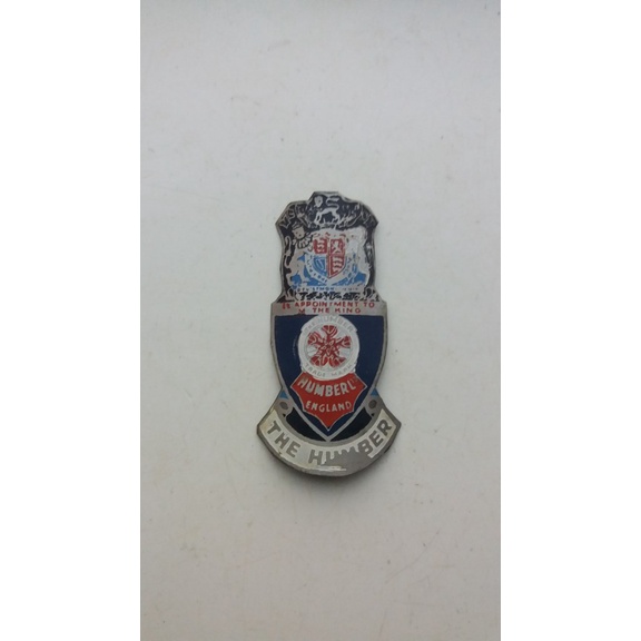 Jual Emblem Plat Merk Humber biru stainless untuk Sepeda Onthel Humber ...