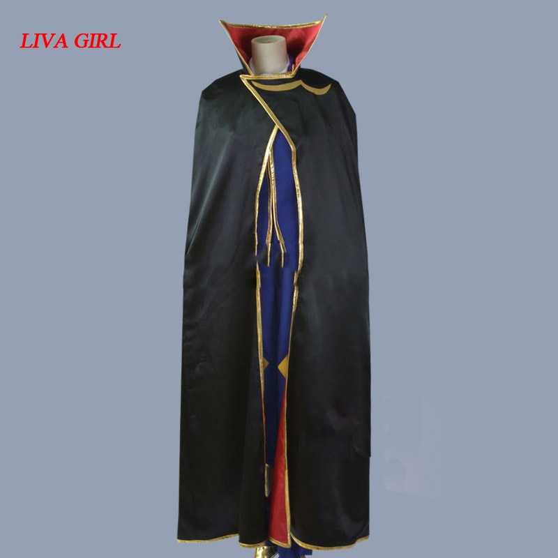Jual PREORDER Code Geass Zero Lelouch Cosplay Costume Full Set With ...