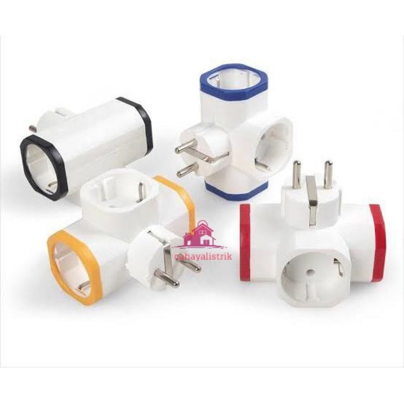 Jual Steker T Multi 3 Cabang Matsui T mini Arde Stop Kontak | Shopee ...