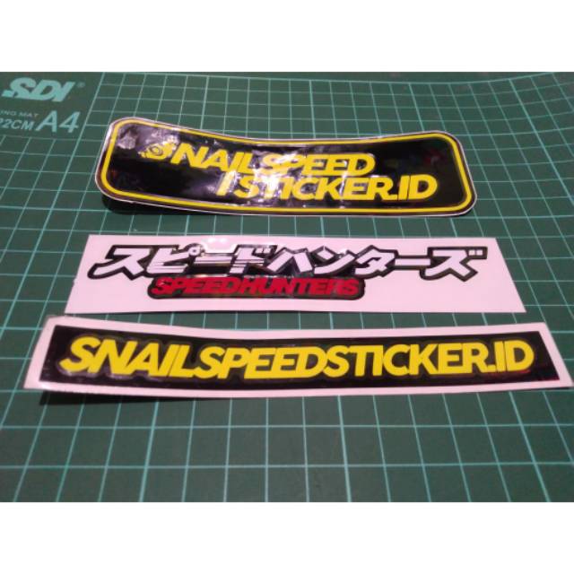Jual Sticker universal logo SPEEDHUNTER speed hunter 14 x 2.5 cm ...