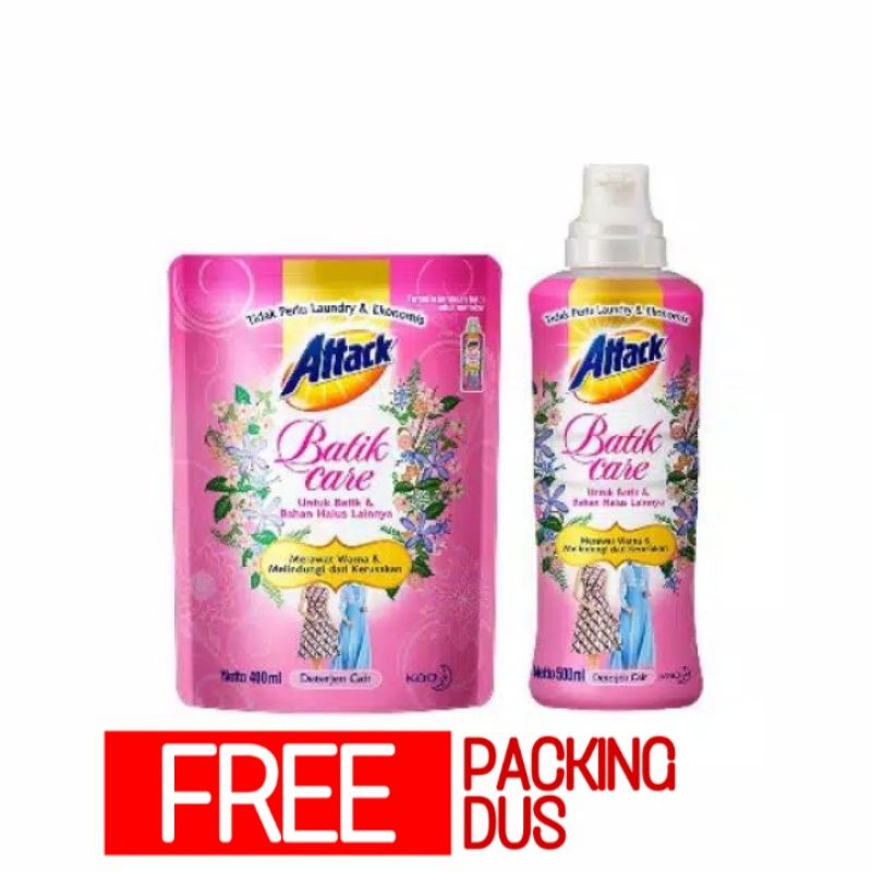 Jual ATTACK BATIK BOTOL 500 ML & POUCH 400 ML | Shopee Indonesia