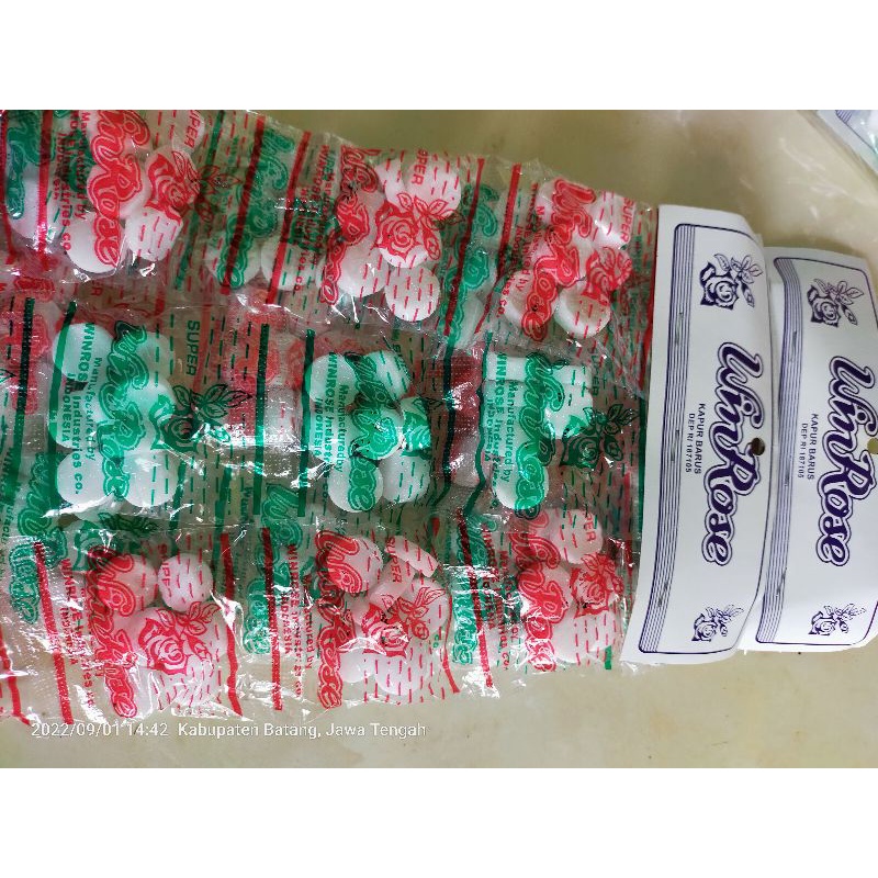 Jual Kapur Barus/Kamper Winrose Renteng isi 12 set | Shopee Indonesia